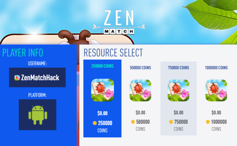 Zen Match Trucchi Illimitate Monete Gratis Android IOS