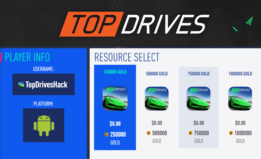 Top Drives Trucchi Illimitate Oro E Denaro Gratis Android