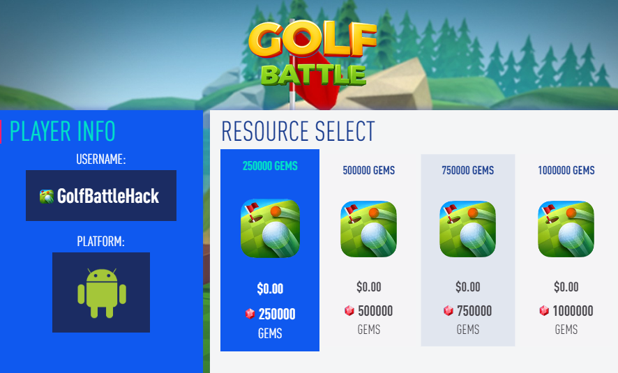 Golf Battle Trucchi Illimitate Gemme E Monete Gratis